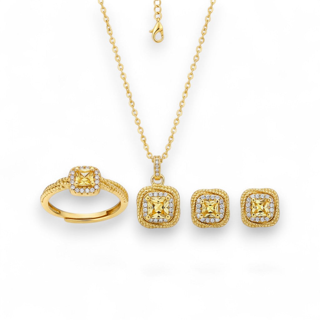 Dorelle Cassane Set | Gold 18k – Kora Jewelry